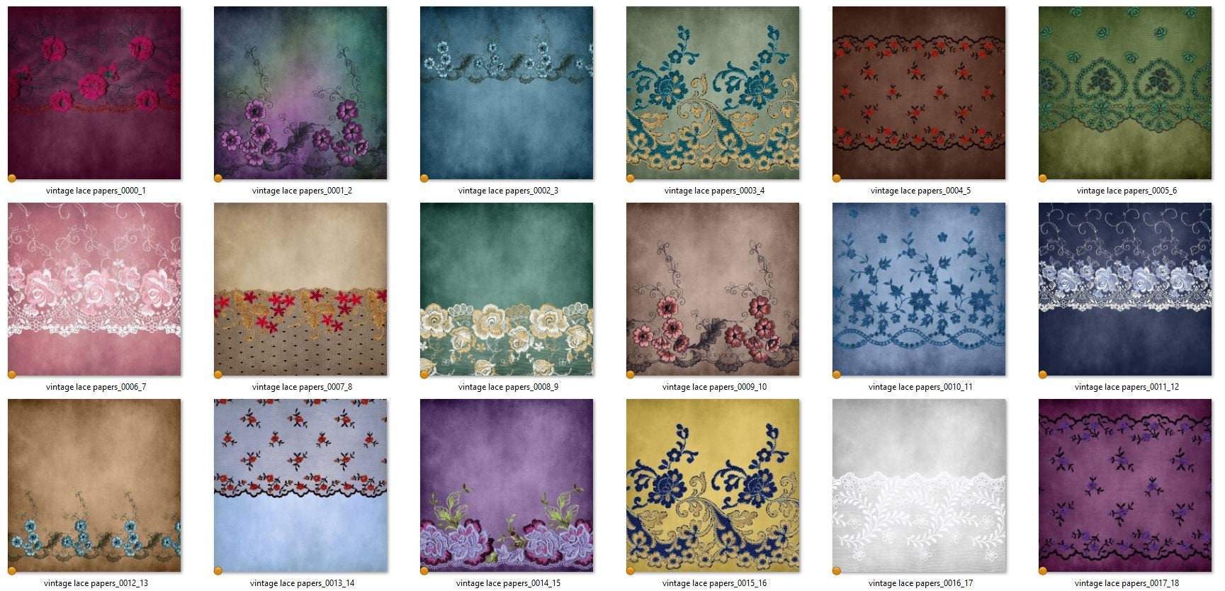 Vintage Lace Digital Paper Retro Lace Backgrounds Printable - Etsy