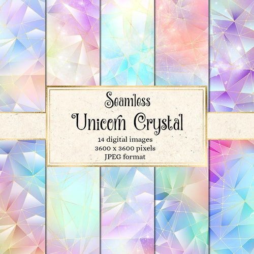 Mermaid Galaxy Digital Paper Seamless Background Rainbow - Etsy