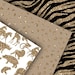 Gold Glitter Safari Digital Paper, Seamless Animal Print Patterns ...