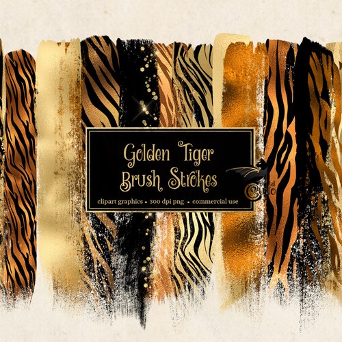 Turquoise Safari Brush Strokes Clipart With Aqua Glitter and - Etsy