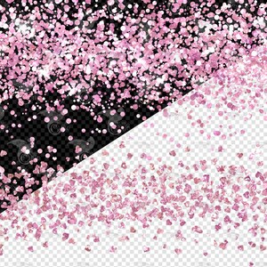 Pink Glitter Clipart Overlays - Digital Instant Download Glitter Clip ...