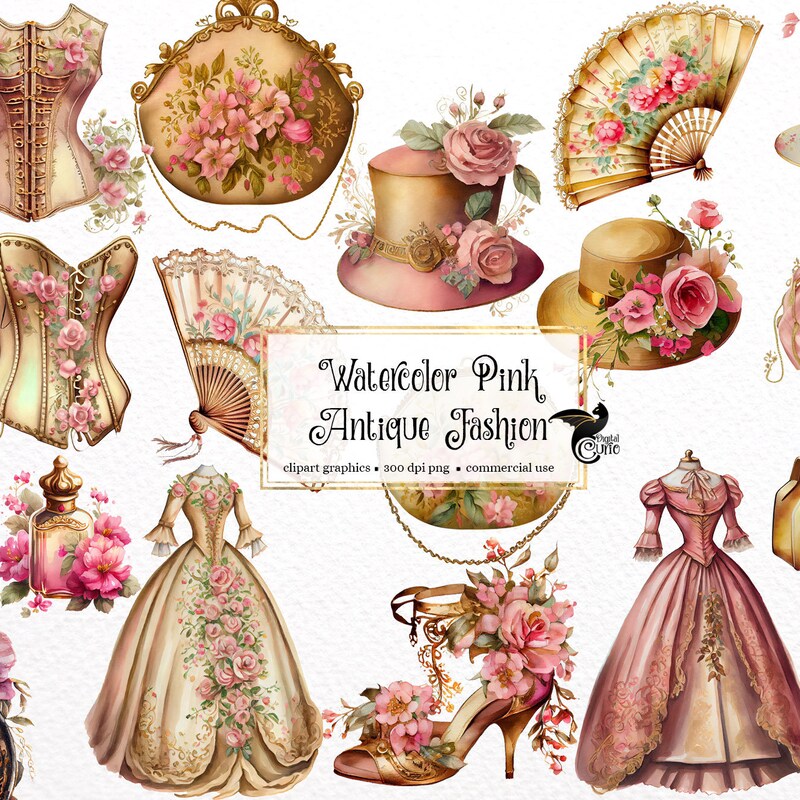 Watercolor Fashion - Etsy