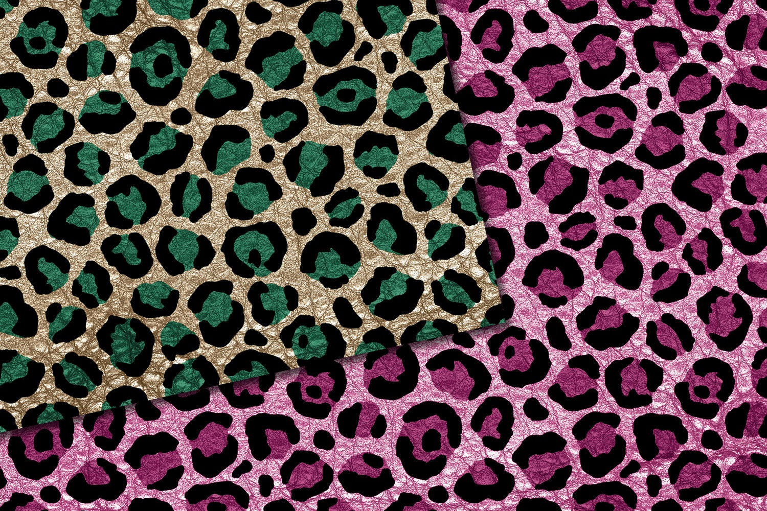 Leopard Leather Digital Paper Seamless Leopard Skin Pattern - Etsy