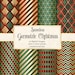 Geometric Christmas Digital Paper – Seamless Holiday Patterns ...