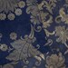 Navy Floral Velvet Digital Paper, Seamless Gold Damask Flower Patterns ...