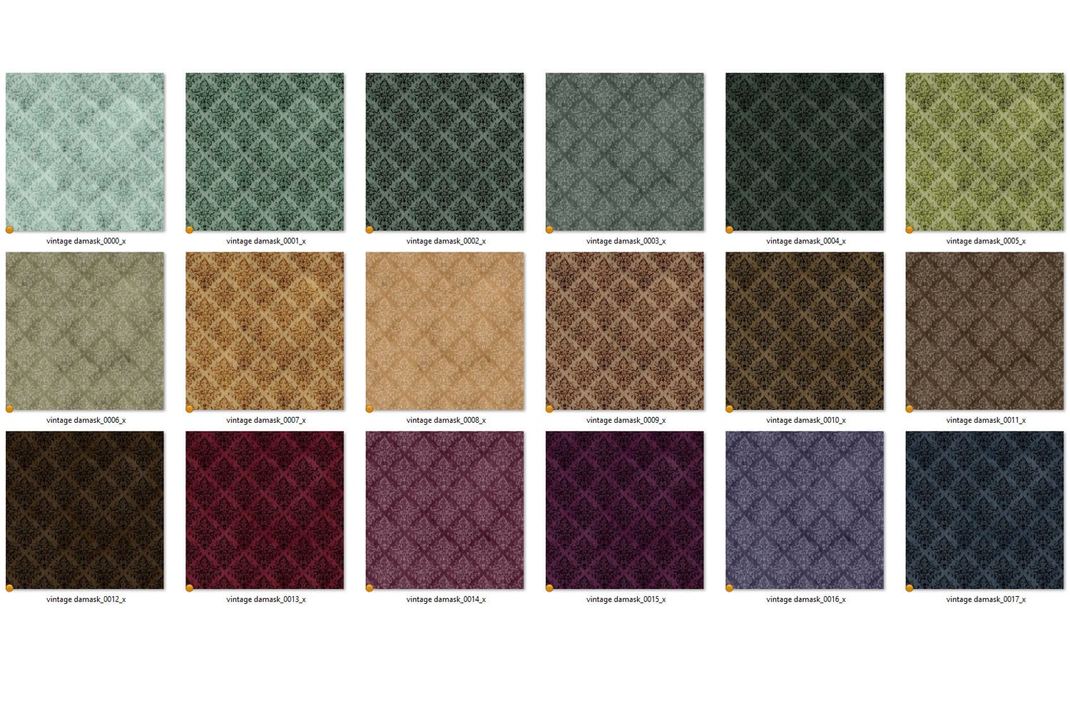 Vintage Damask Digital Paper Seamless Damask Patterns and - Etsy