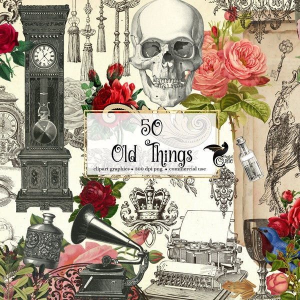 Antique Clip Art - Etsy