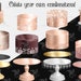 Rose Gold Cakes Clipart, Glam Wedding or Bridal Shower Cake Clip Art ...