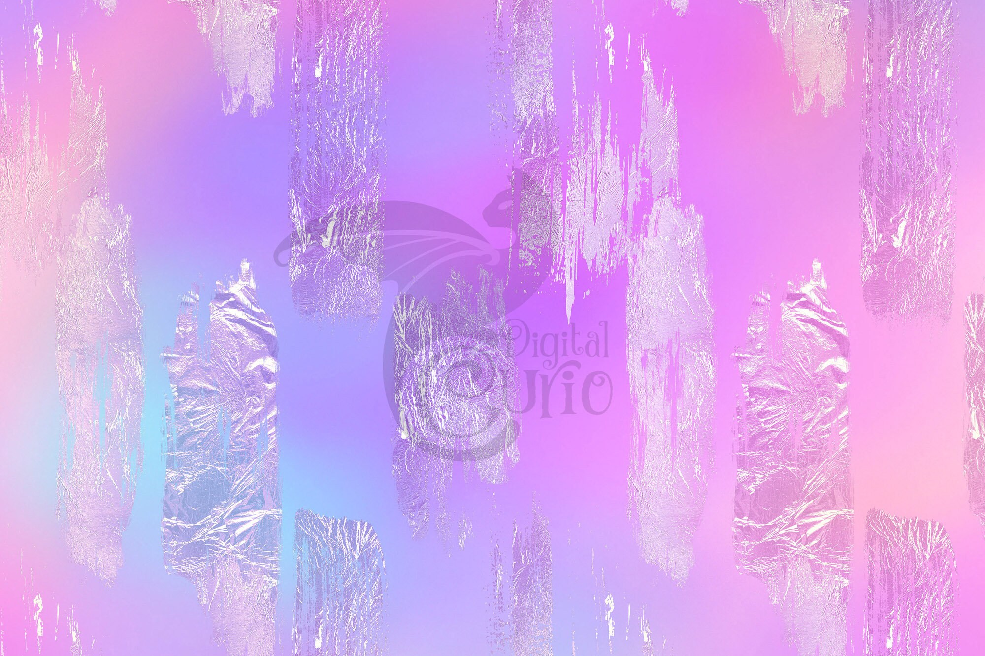 Iridescent Foil Paint Digital Paper Seamless Rainbow Glitter | Etsy