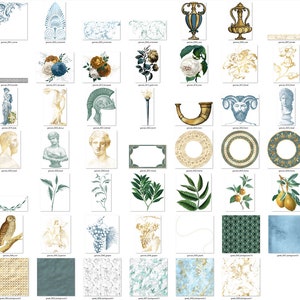 Grecian Digital Scrapbooking Kit, Ancient Greece Clipart Clip Art ...