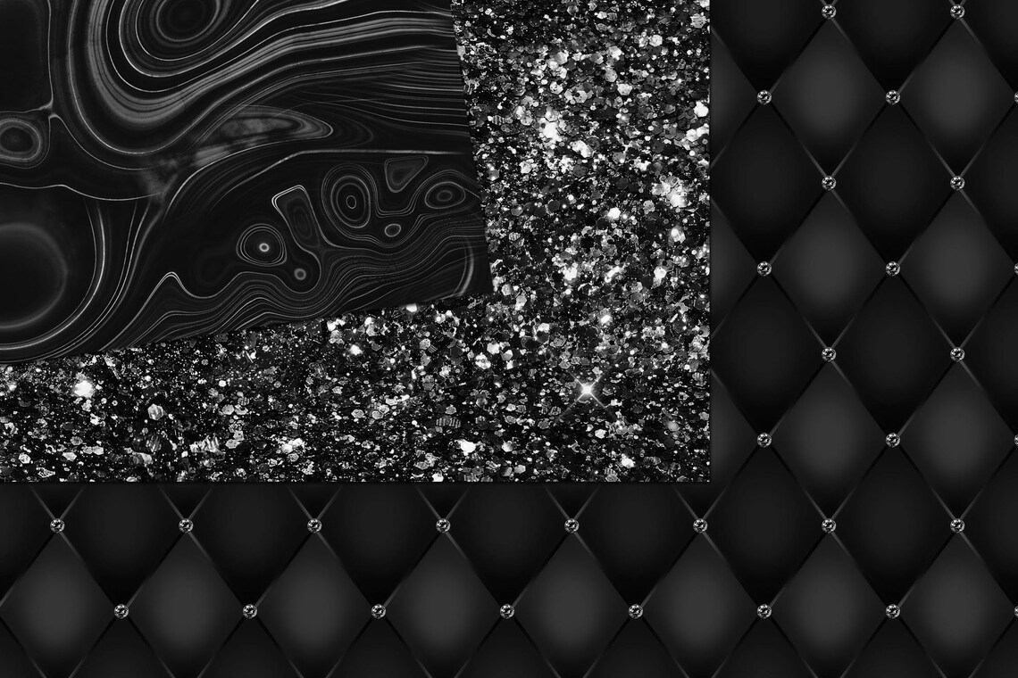 Opulent Black Digital Paper Seamless Black Scrapbook Paper - Etsy