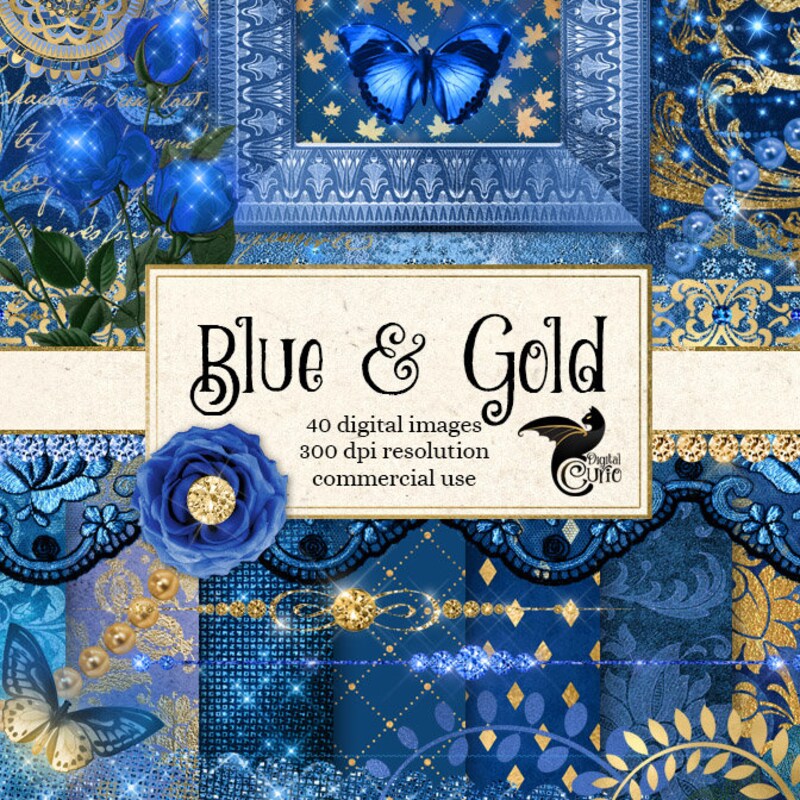 Gold Scrapbook Paper - Etsy