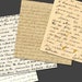 Vintage Handwriting Digital Paper, Old Letters, Old Handwriting ...