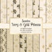 Ivory and Gold Princess Digital Paper, Seamless Printable Patterns ...