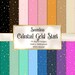 Celestial Gold Star Digital Paper, Seamless Backgrounds for Instant ...