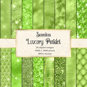 Luxury Peridot Digital Paper Seamless Metallic Green - Etsy