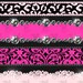 Pink and Black Glam Borders Clipart – Diamond & Pearl (PNG Digital ...