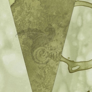 Green Tea Stain Textures - Digital Paper for Instant Download ...
