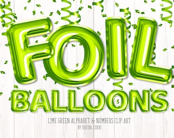Mint Green Foil Balloon Alphabet Clip Art (PNG Digital Download) - Etsy