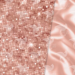 Ultimate Rose Gold Textures - Seamless Digital Paper Metallic Textures ...