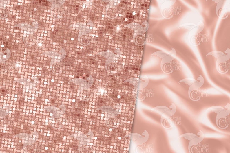 Ultimate Rose Gold Textures Seamless Digital Paper Metallic - Etsy