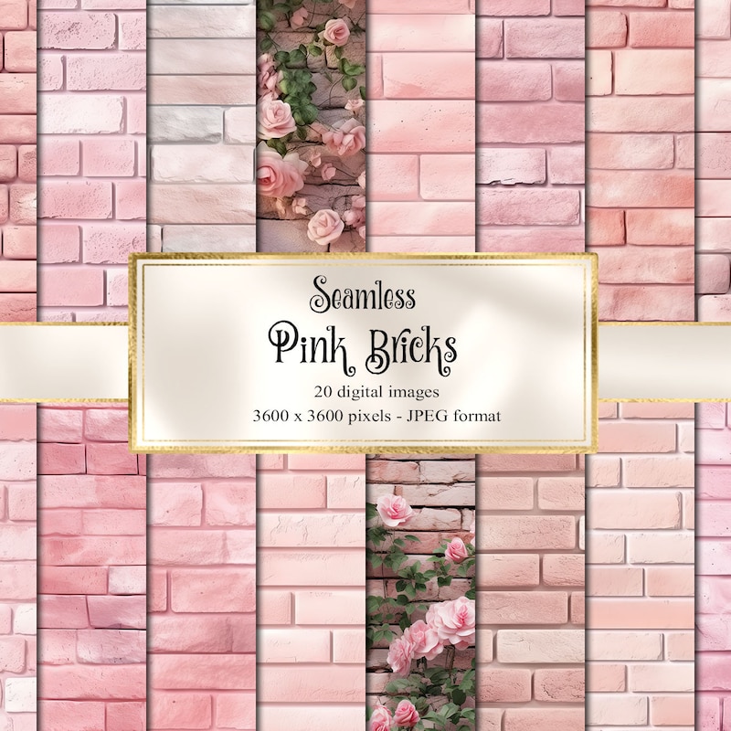 Brick Wallpaper - Etsy