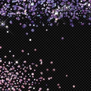 Mermaid Glitter Clipart - Glitter Confetti Overlays in Holographic ...