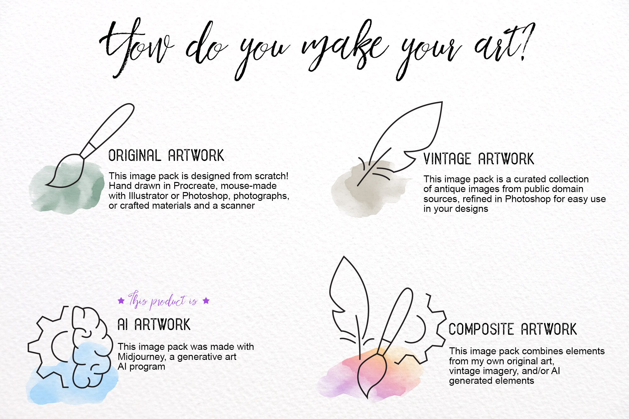 Watercolor Bronze Antique Clipart - Vintage Shabby PNG Format Instant ...