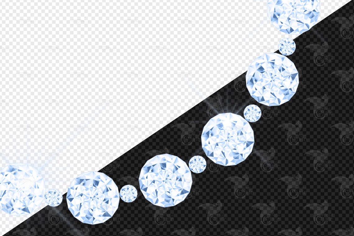 Blue Diamond Frames Clipart Glam Wedding Bling Frame Clip Art - Etsy Canada