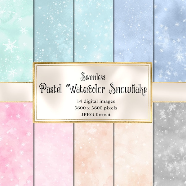 Snowflake Watercolor - Etsy