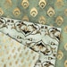Sage and Gold Peacock Digital Paper, Seamless Gold Foil Patterns, Mint ...