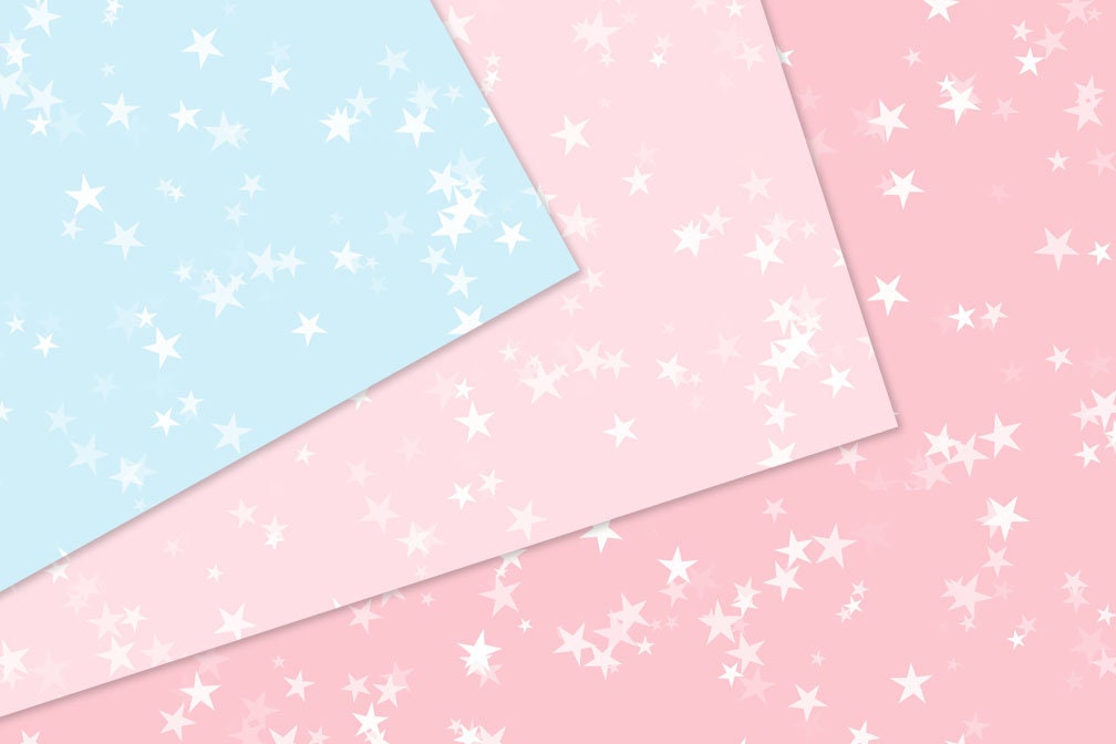 Pastel Stars Digital Paper Star Digital Paper Starry Sky - Etsy