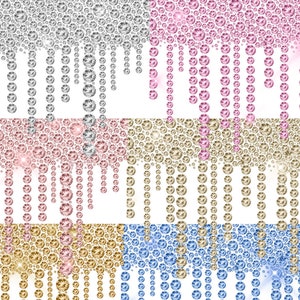 Dripping Diamonds Clipart, Sparkly Overlays (digital Download) - Etsy