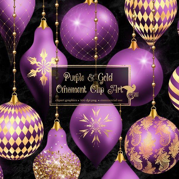 Purple Ornament - Etsy