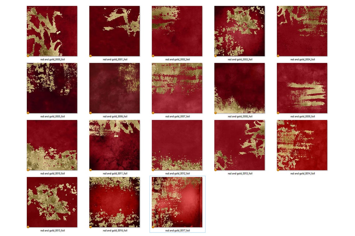Red and Gold Foil Flake Textures Printable Foil Backgrounds - Etsy