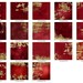 Red and Gold Foil Flake Textures - Printable Foil Backgrounds and ...