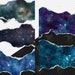 Galaxy Edges Clipart - Seamless Glitter Agate Borders in Png Format for ...