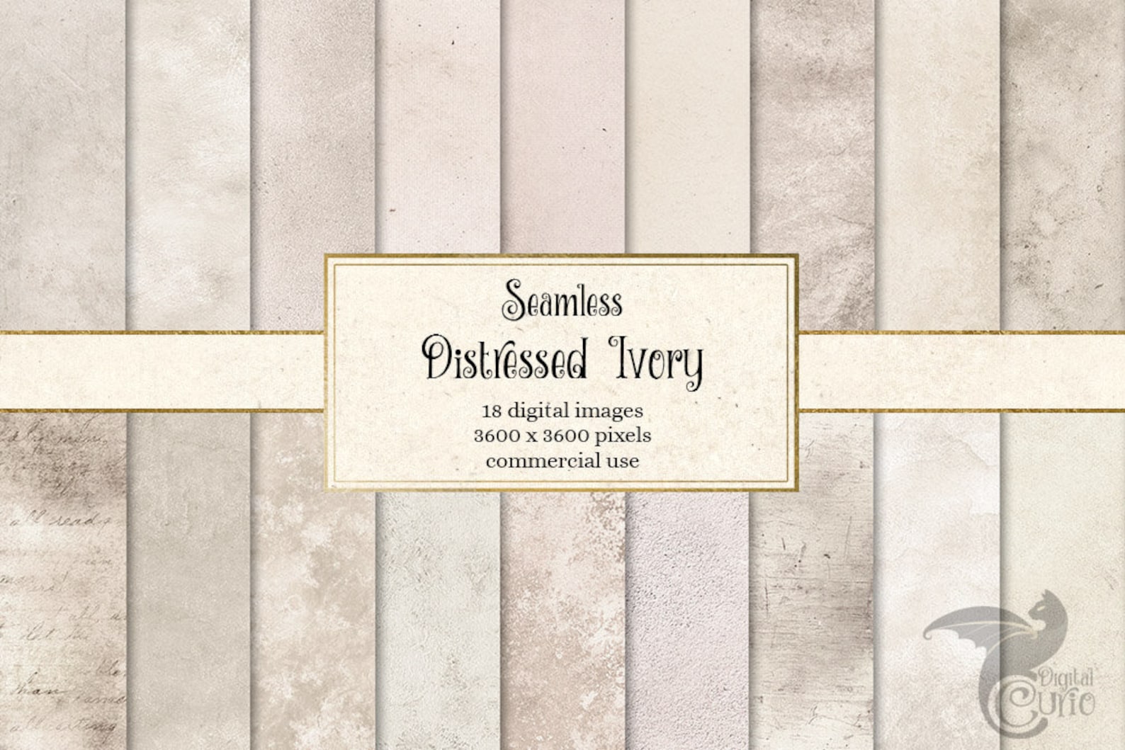 Distressed Ivory Textures Seamless Ivory Textured Digital - Etsy