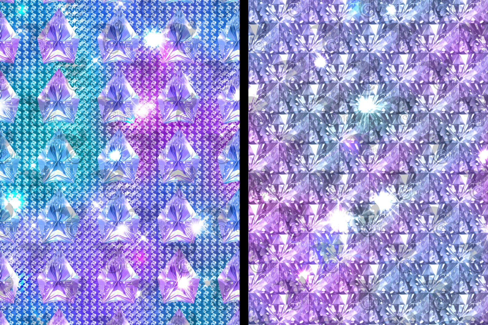 Seamless Diamond Textures Digital Printable Crystal Diamond - Etsy