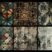 Gothic Grunge Digital Paper, Distressed Texture Backgrounds, Vintage ...