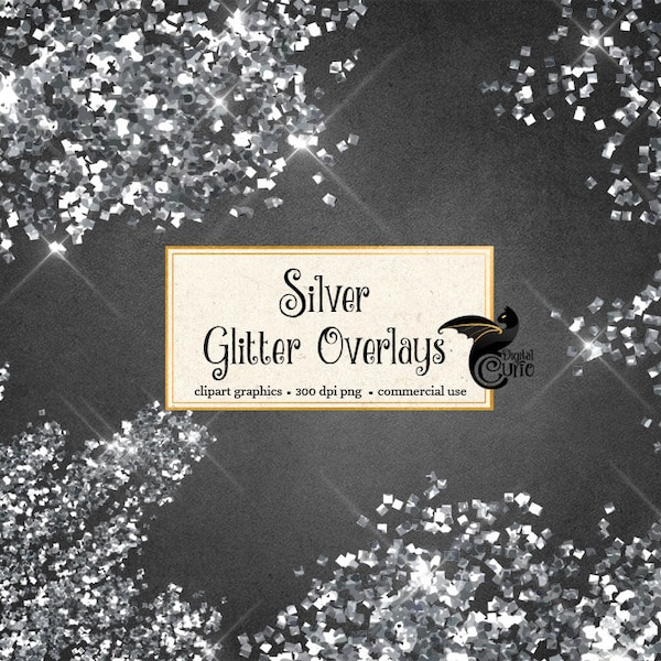 Silver Glitter - Etsy