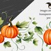Watercolor Pumpkin Borders Clipart - Seamless Fall Autumn Borders Clip ...