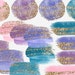 Watercolor Gold Glitter Paint Elements Clipart, Brush Strokes With Gold ...