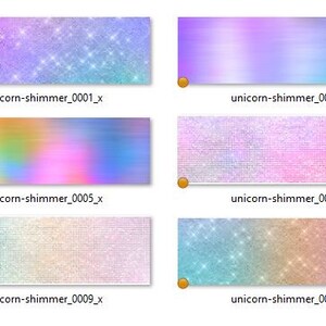 Unicorn Shimmer Strips Clipart - Rainbow Pastel Diamond and Brushed ...