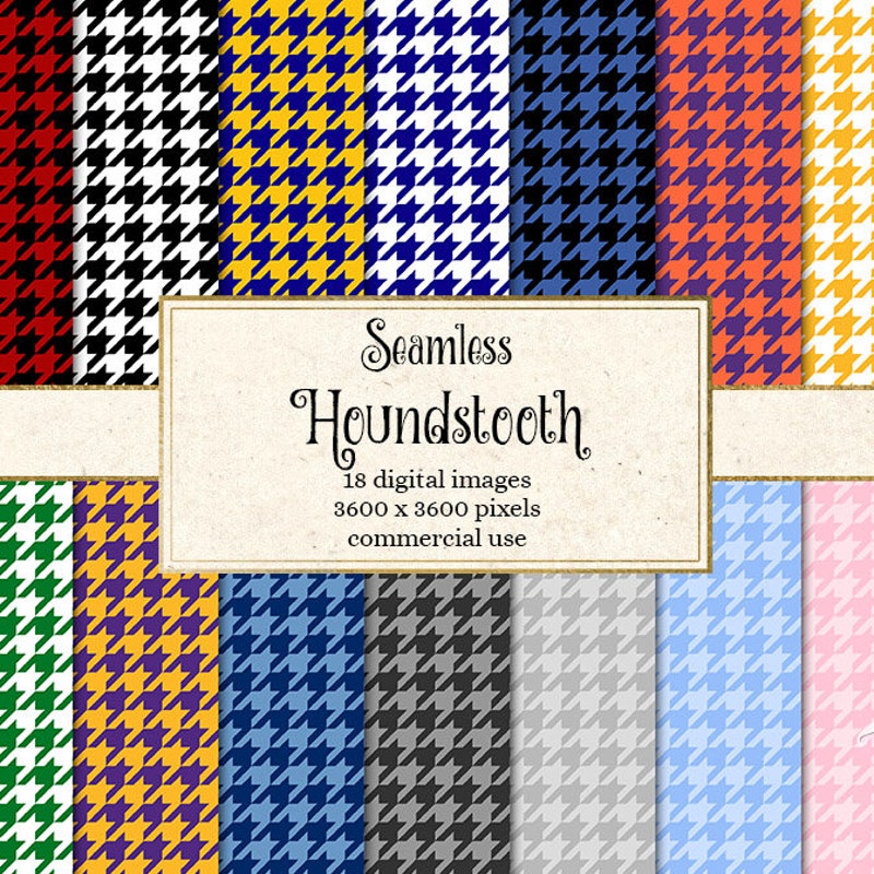 Houndstooth Day - Etsy UK