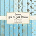 Blue and Gold Princess Digital Paper, Seamless Princess Backgrounds ...