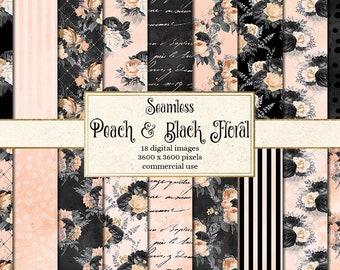 Blush and Black | Etsy