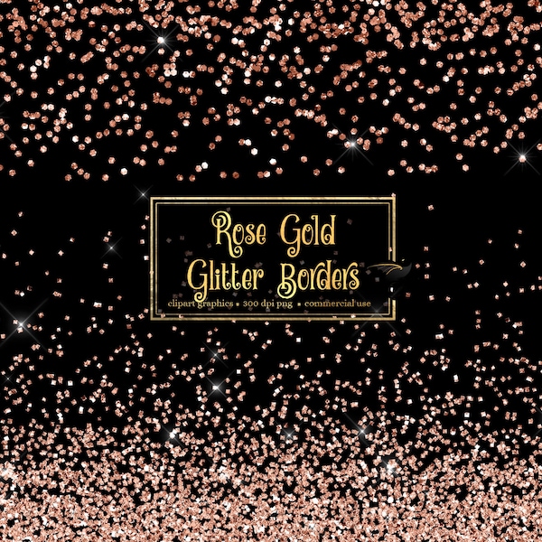 Rose Gold Glitter - Etsy