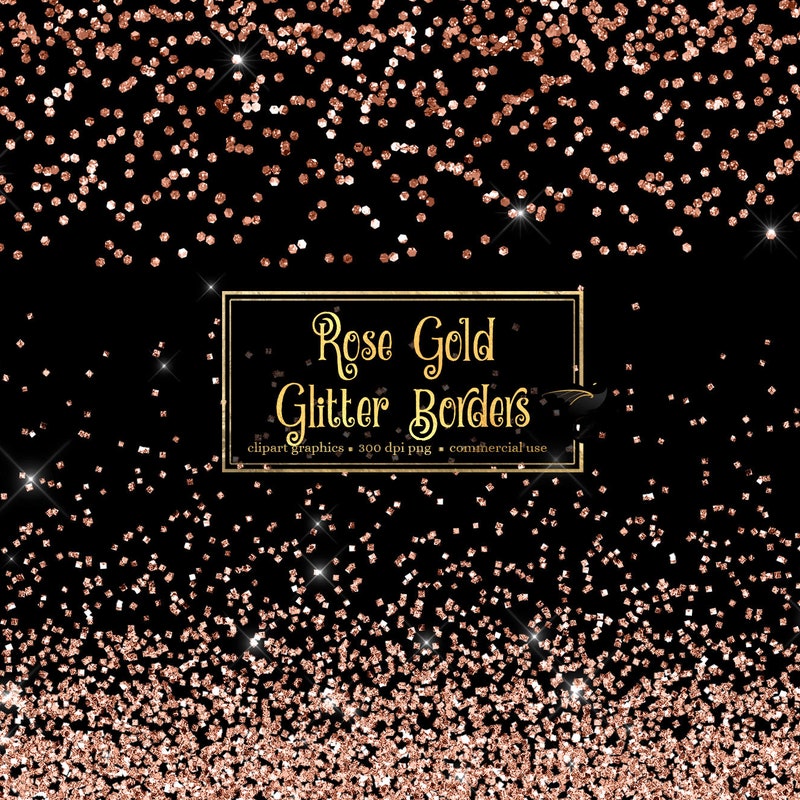 Rose Gold Confetti - Etsy