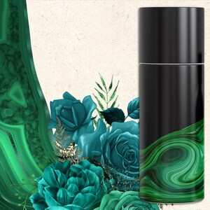 Strata Malachite Digital Paper and Border Overlays With Gold - Etsy